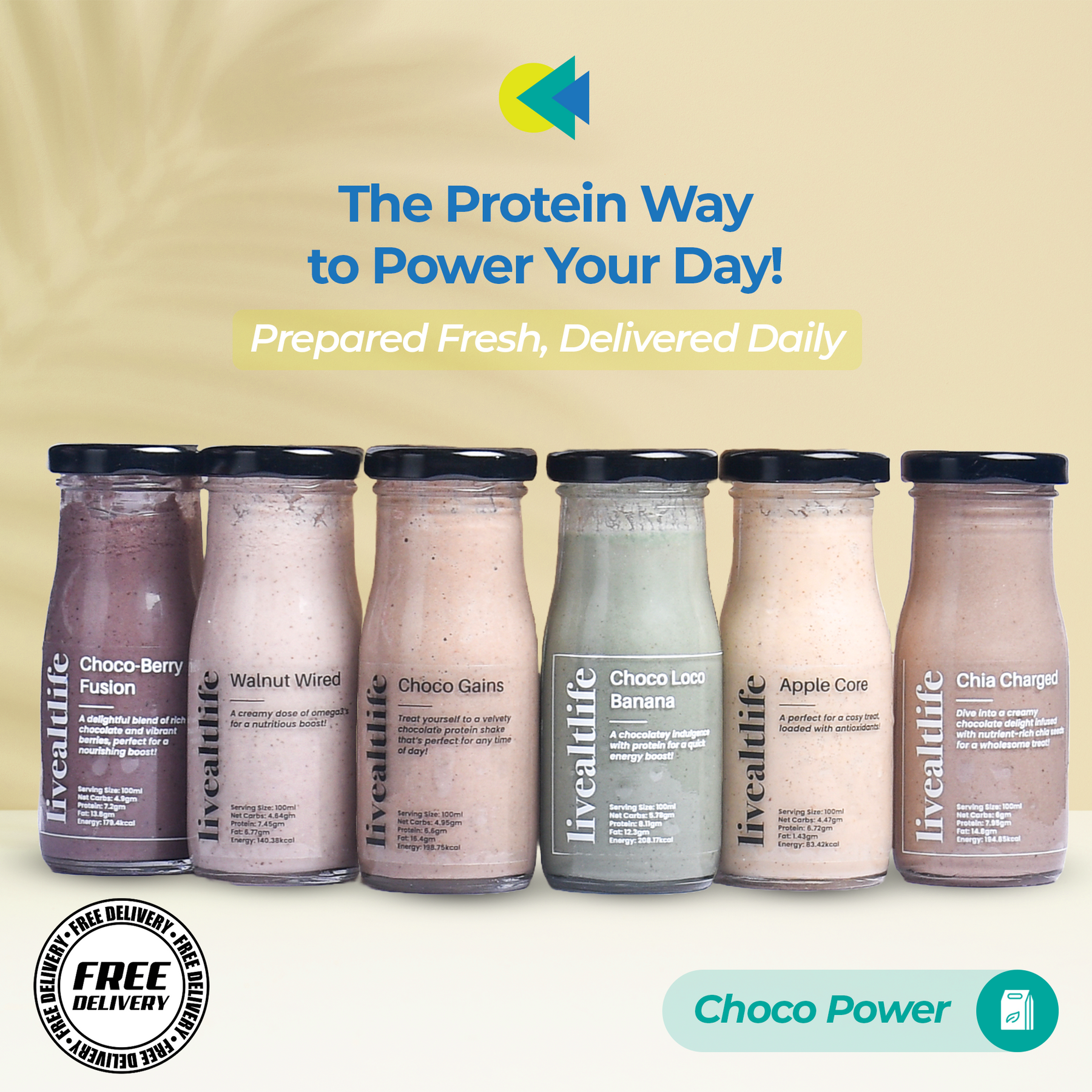 Daily Protein Smoothie - Choco Power – LiveAltlife Store